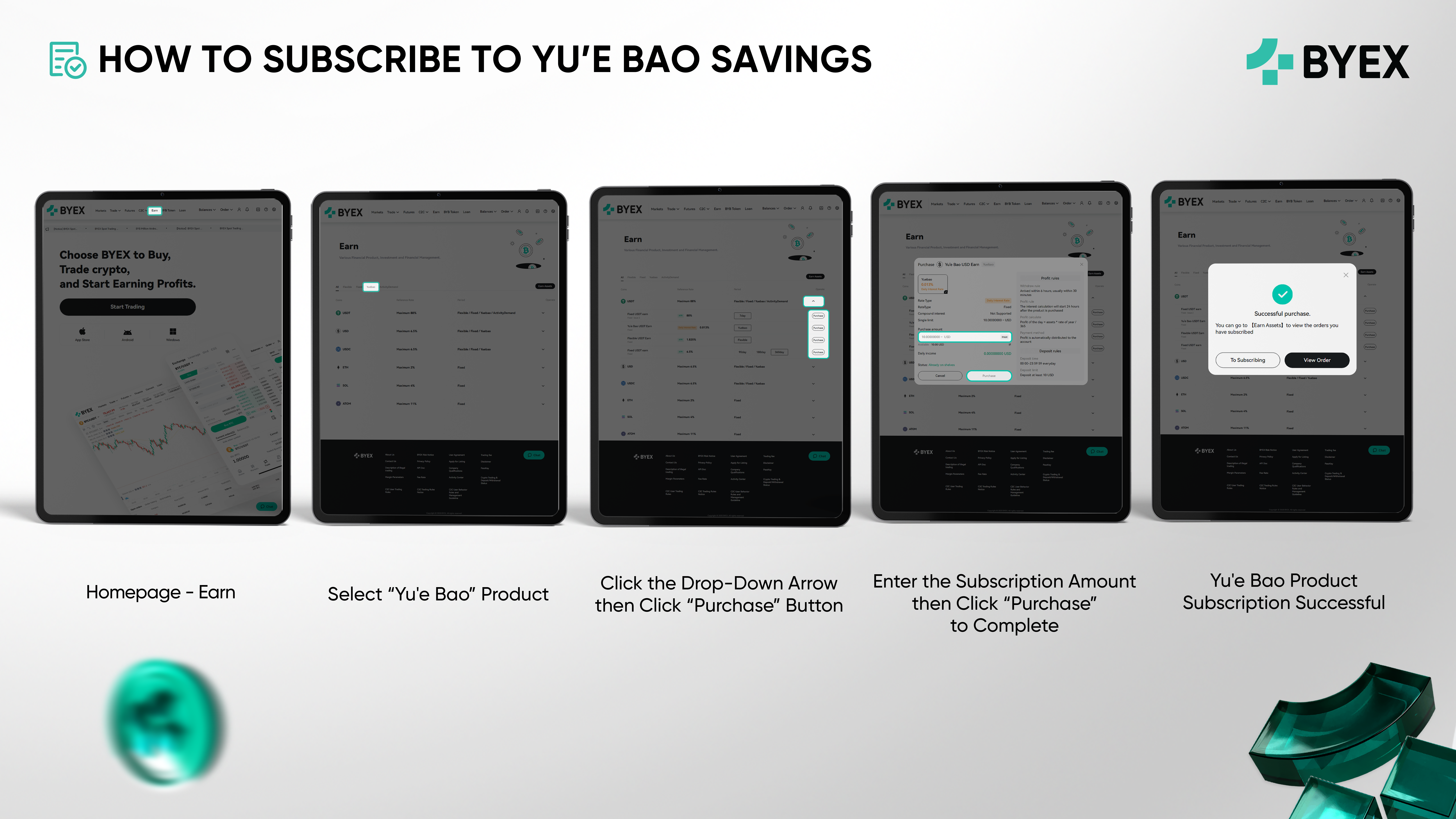BYEX Yu'e Bao Product Beginner’s Guide – BYEX